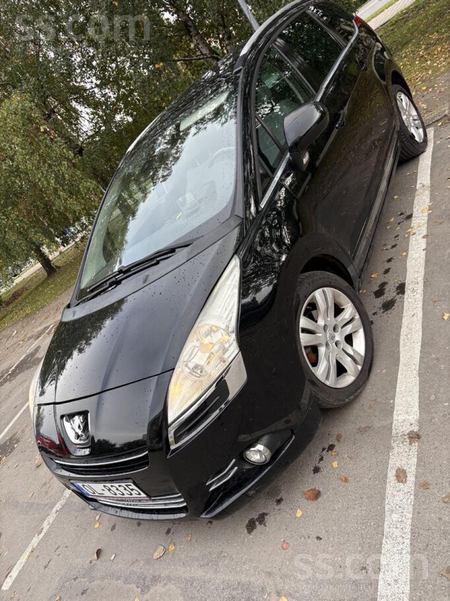 Melns Peugeot 5008 2011 Jelgava, ar dzinēja tilpumu 1.60 L un nobraukumu 244 tūkst. km par 4500 €, foto 3 vietnē AUTOMOTO.COM.LV