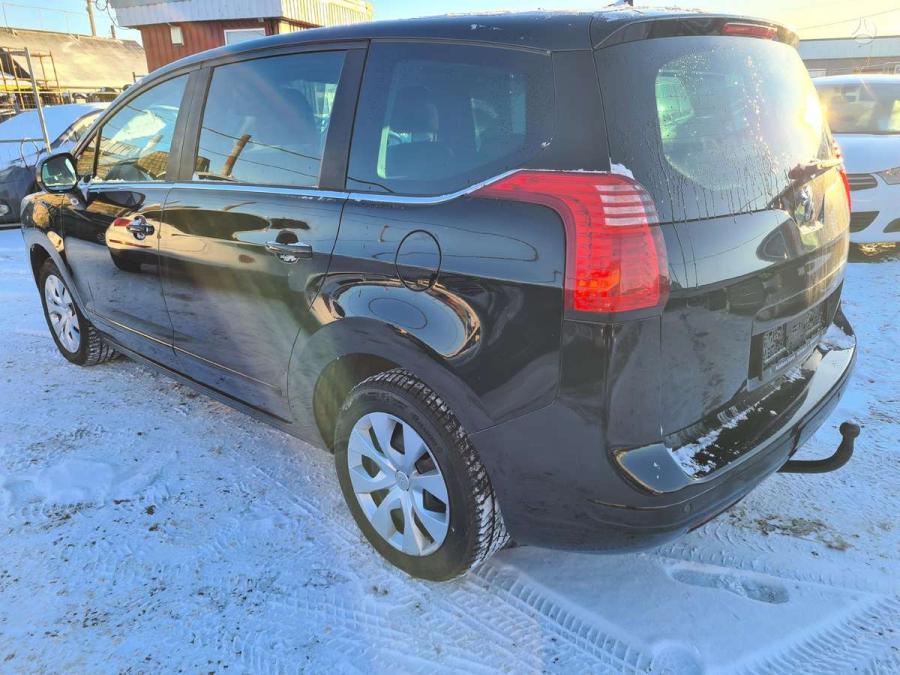 Melns Peugeot 5008 2012 Kauņa, ar dzinēja tilpumu 2.00 L un nobraukumu 261 tūkst. km par 3800 €, foto 7 vietnē AUTOMOTO.COM.LV