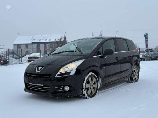 Black Peugeot 5008 2012 in Marijampole, with an engine capacity of 1.60 L and mileage of 245 thousand km for 3849 €, photo 1 on AUTOMOTO.COM.LV