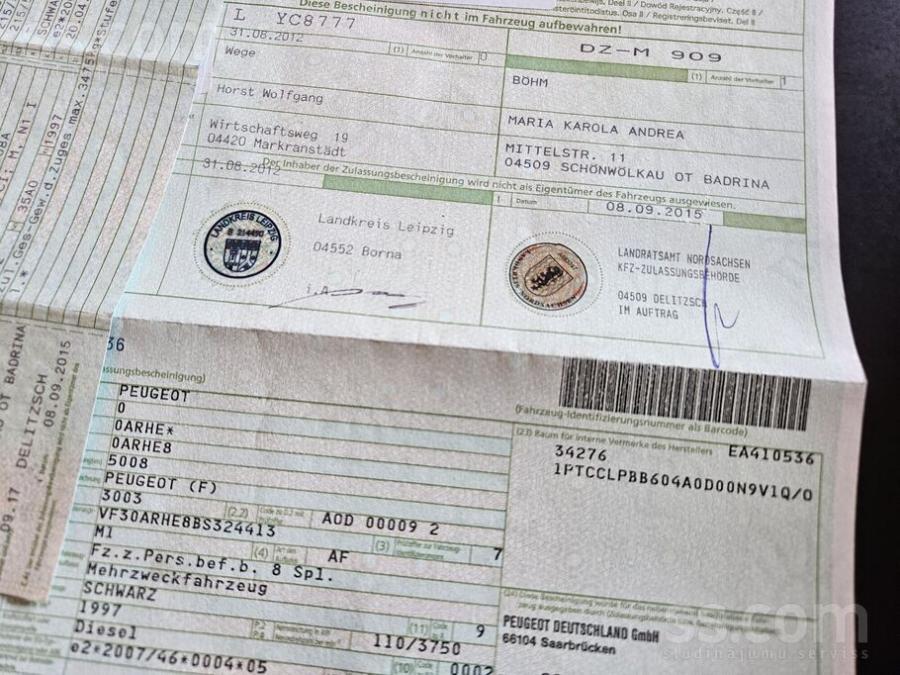 Черный Пежо 5008 2012 в Екабпилс, объемом двигателя 2.00 л и пробегом 248 тыс. км за 4990 €, фото 34 на AUTOMOTO.COM.LV