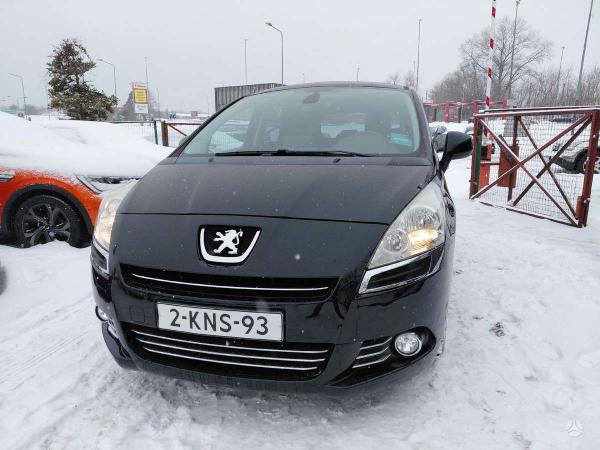 Black Peugeot 5008 2013 in Klaipeda, with an engine capacity of 1.60 L and mileage of 181 thousand km for 3699 €, photo 2 on AUTOMOTO.COM.LV