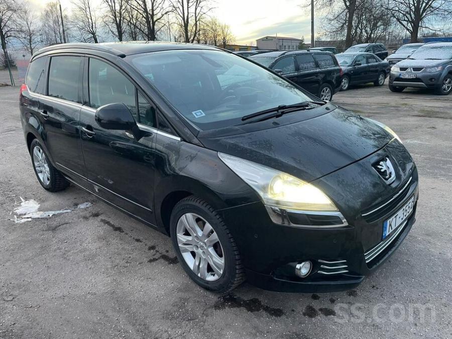 Melns Peugeot 5008 2013 Talsi, ar dzinēja tilpumu 2.00 L un nobraukumu 340 tūkst. km par 5500 €, foto 4 vietnē AUTOMOTO.COM.LV
