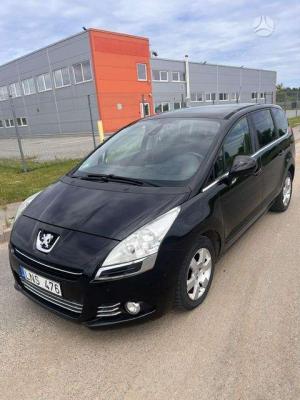 Black Peugeot 5008 2013 in Panevezys, with an engine capacity of 1.60 L and mileage of 287 thousand km for 4250 €, photo  on AUTOMOTO.COM.LV