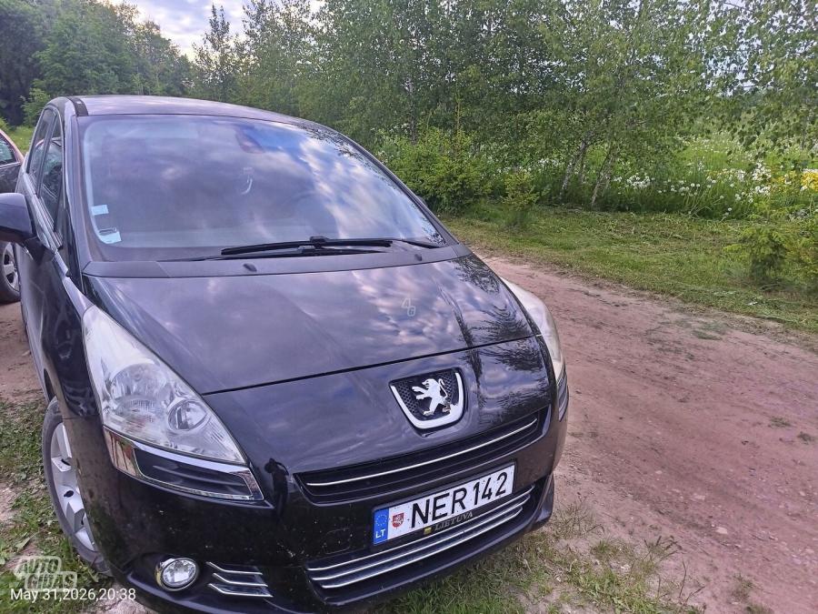 Melns Peugeot 5008 2013 Tauragė, ar dzinēja tilpumu 1.60 L un nobraukumu 232 tūkst. km par 3650 €, foto 1 vietnē AUTOMOTO.COM.LV