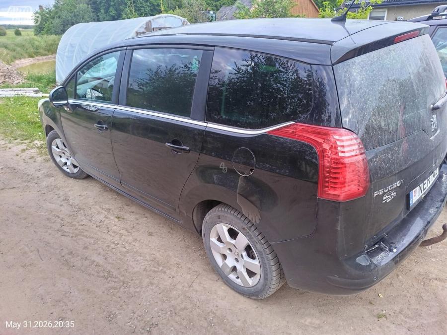 Melns Peugeot 5008 2013 Tauragė, ar dzinēja tilpumu 1.60 L un nobraukumu 232 tūkst. km par 3650 €, foto 5 vietnē AUTOMOTO.COM.LV