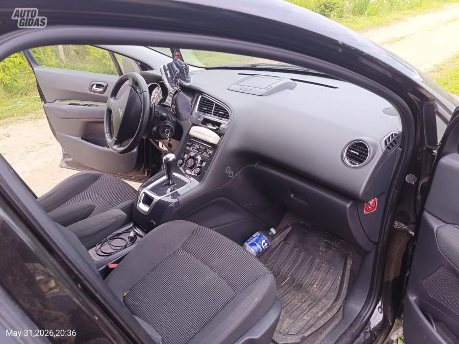 Melns Peugeot 5008 2013 Tauragė, ar dzinēja tilpumu 1.60 L un nobraukumu 232 tūkst. km par 3650 €, foto 6 vietnē AUTOMOTO.COM.LV