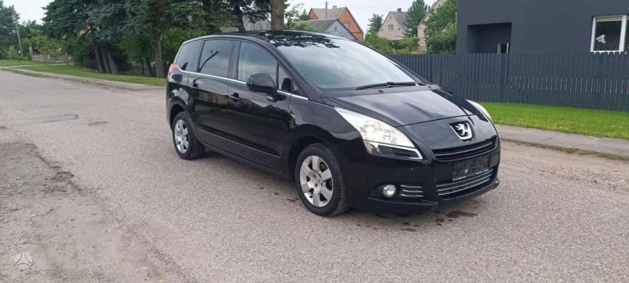 Melns Peugeot 5008 2013 Marijampole, ar dzinēja tilpumu 1.56 L un nobraukumu 263 tūkst. km par 3850 €, foto 1 vietnē AUTOMOTO.COM.LV