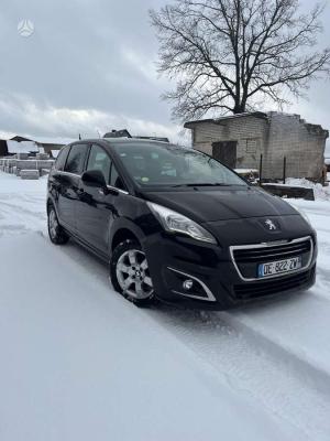 Melns Peugeot 5008 2014 Tauragė, ar dzinēja tilpumu 1.56 L un nobraukumu 242 tūkst. km par 4600 €, foto  vietnē AUTOMOTO.COM.LV