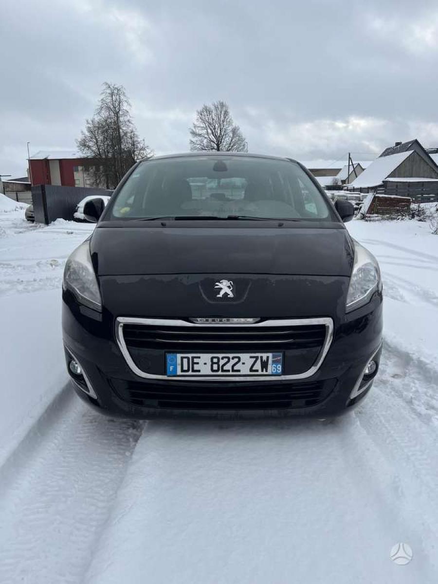 Melns Peugeot 5008 2014 Tauragė, ar dzinēja tilpumu 1.56 L un nobraukumu 242 tūkst. km par 4600 €, foto 2 vietnē AUTOMOTO.COM.LV