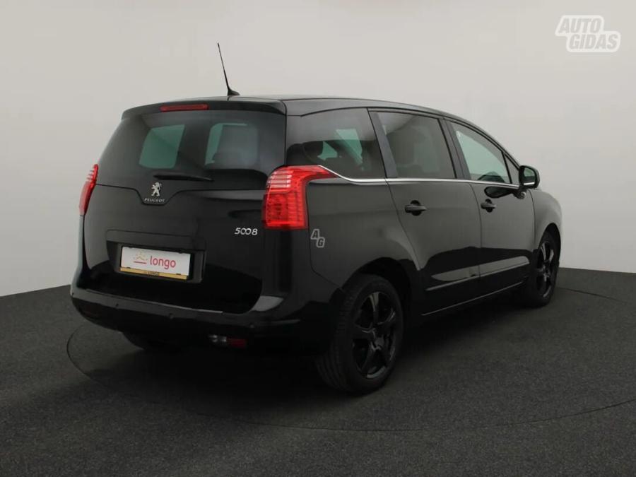 Black Peugeot 5008 2014 in Vilnius, with an engine capacity of 1.60 L and mileage of 173 thousand km for 5799 €, photo 9 on AUTOMOTO.COM.LV