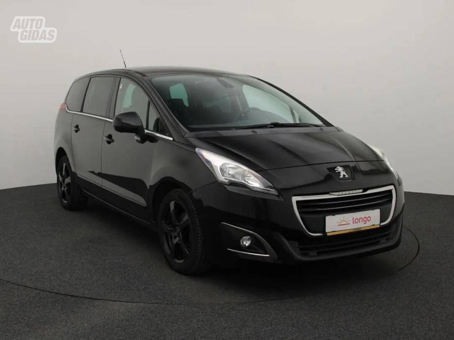 Black Peugeot 5008 2014 in Vilnius, with an engine capacity of 1.60 L and mileage of 173 thousand km for 5799 €, photo 11 on AUTOMOTO.COM.LV