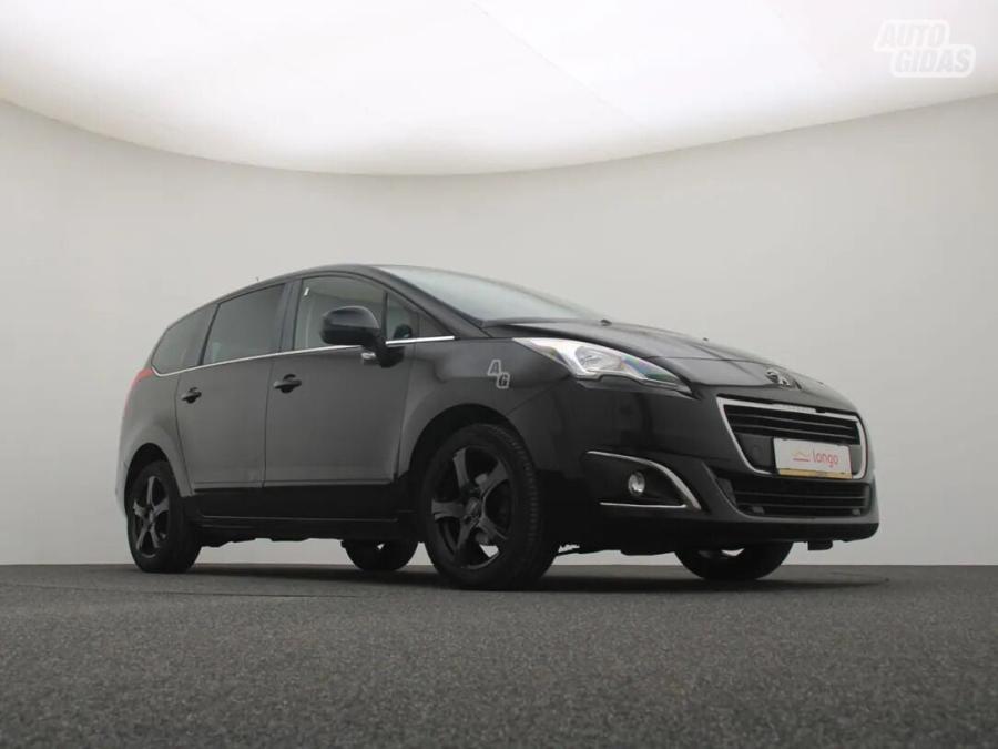 Black Peugeot 5008 2014 in Vilnius, with an engine capacity of 1.60 L and mileage of 173 thousand km for 5799 €, photo 12 on AUTOMOTO.COM.LV