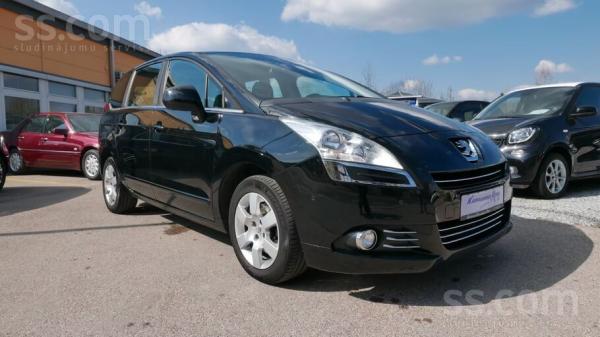 Melns Peugeot 5008 2014 Ogre, ar dzinēja tilpumu 1.60 L un nobraukumu 215 tūkst. km par 4995 €, foto 2 vietnē AUTOMOTO.COM.LV