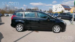 Black Peugeot 5008 2014 in Ogre, with an engine capacity of 1.60 L and mileage of 215 thousand km for 4995 €, photo 7 on AUTOMOTO.COM.LV