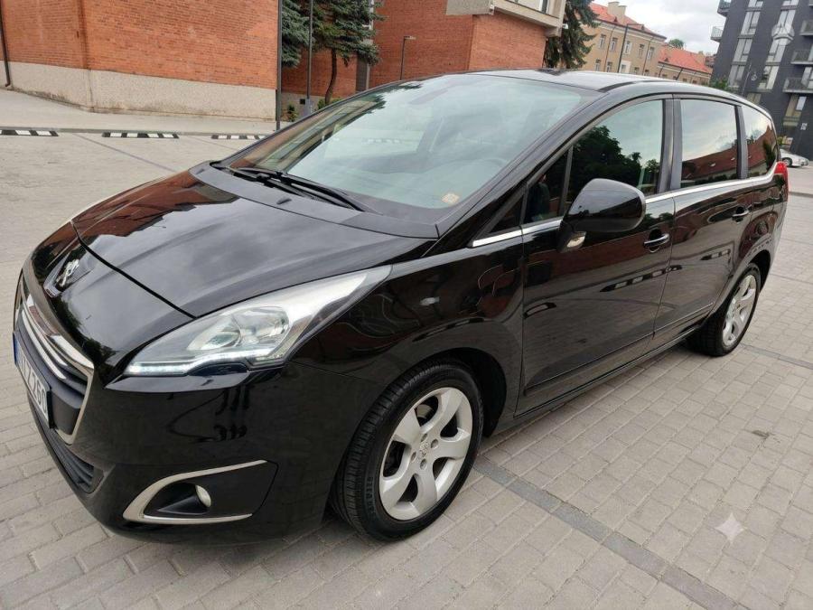 Melns Peugeot 5008 2015 Klaipėda, ar dzinēja tilpumu 1.56 L un nobraukumu 235 tūkst. km par 3999 €, foto 3 vietnē AUTOMOTO.COM.LV