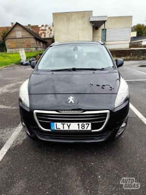 Melns Peugeot 5008 2015 Vievis, ar dzinēja tilpumu 1.60 L un nobraukumu 284 tūkst. km par 4350 €, foto  vietnē AUTOMOTO.COM.LV