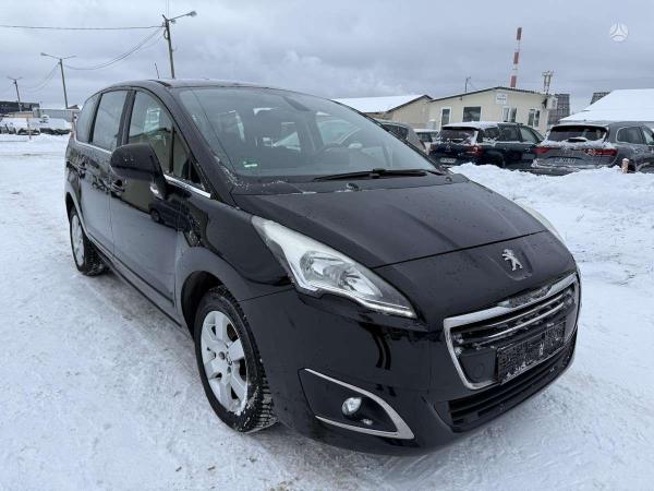 Melns Peugeot 5008 2016 Viļņa, ar dzinēja tilpumu 1.56 L un nobraukumu 213 tūkst. km par 6300 €, foto 1 vietnē AUTOMOTO.COM.LV