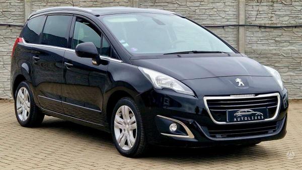Melns Peugeot 5008 2016 Tauragė, ar dzinēja tilpumu 1.60 L un nobraukumu 227 tūkst. km par 5000 €, foto 2 vietnē AUTOMOTO.COM.LV