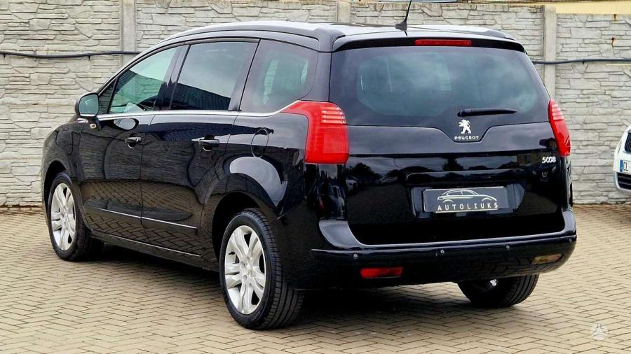 Melns Peugeot 5008 2016 Tauragė, ar dzinēja tilpumu 1.60 L un nobraukumu 227 tūkst. km par 5000 €, foto 8 vietnē AUTOMOTO.COM.LV