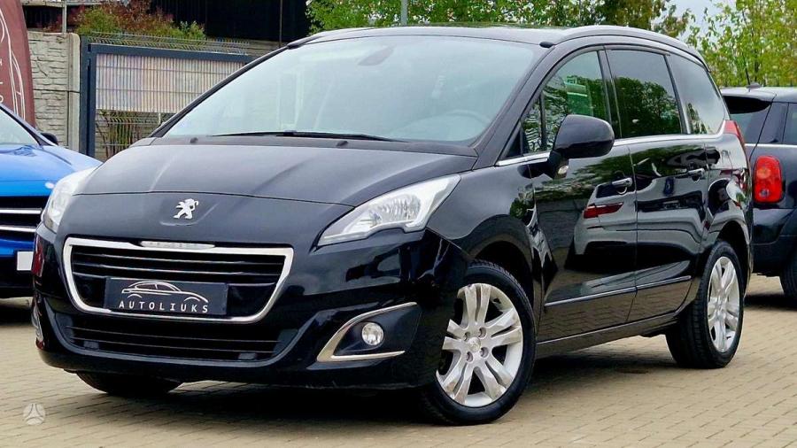 Melns Peugeot 5008 2016 Tauragė, ar dzinēja tilpumu 1.60 L un nobraukumu 227 tūkst. km par 5000 €, foto 9 vietnē AUTOMOTO.COM.LV