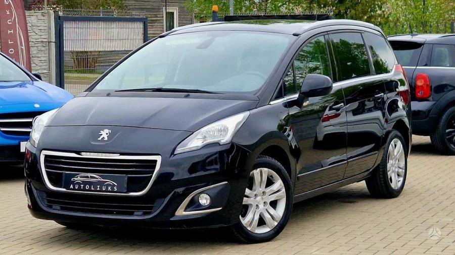 Melns Peugeot 5008 2016 Tauragė, ar dzinēja tilpumu 1.60 L un nobraukumu 227 tūkst. km par 5000 €, foto 22 vietnē AUTOMOTO.COM.LV