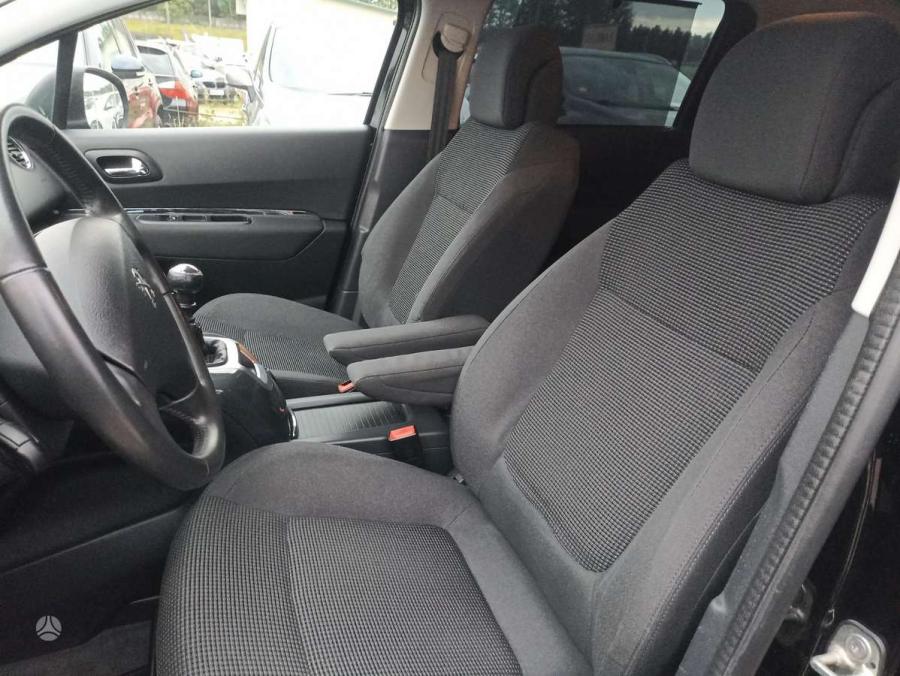 Melns Peugeot 5008 2016 Viļņa, ar dzinēja tilpumu 1.20 L un nobraukumu 124 tūkst. km par 5650 €, foto 9 vietnē AUTOMOTO.COM.LV