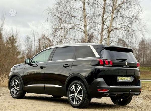 Melns Peugeot 5008 2017 Šauļi, ar dzinēja tilpumu 1.20 L un nobraukumu 153 tūkst. km par 13750 €, foto 3 vietnē AUTOMOTO.COM.LV