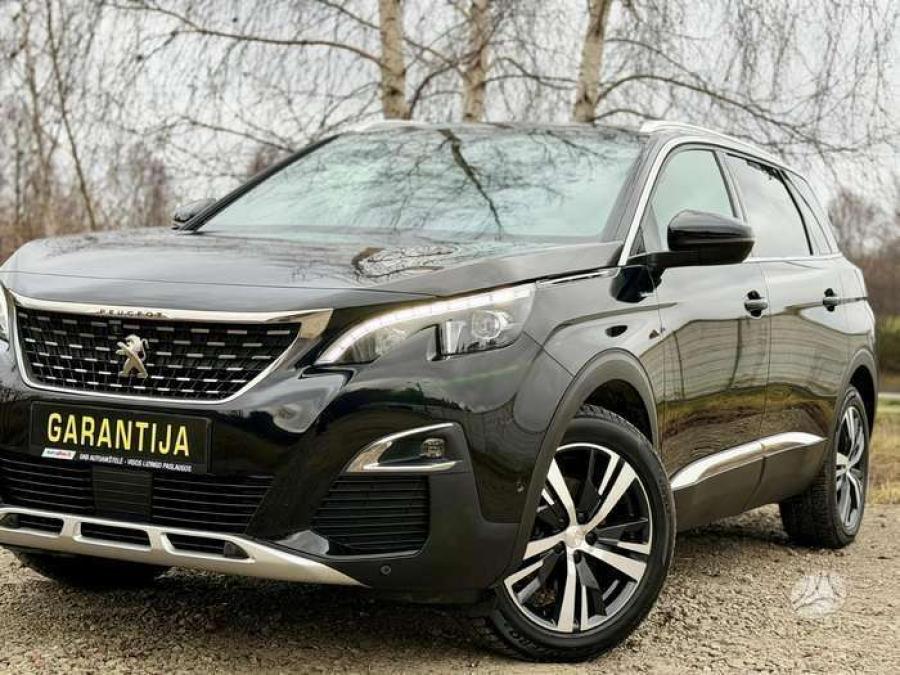 Black Peugeot 5008 2017 in Siauliai, with an engine capacity of 1.20 L and mileage of 153 thousand km for 13750 €, photo 16 on AUTOMOTO.COM.LV