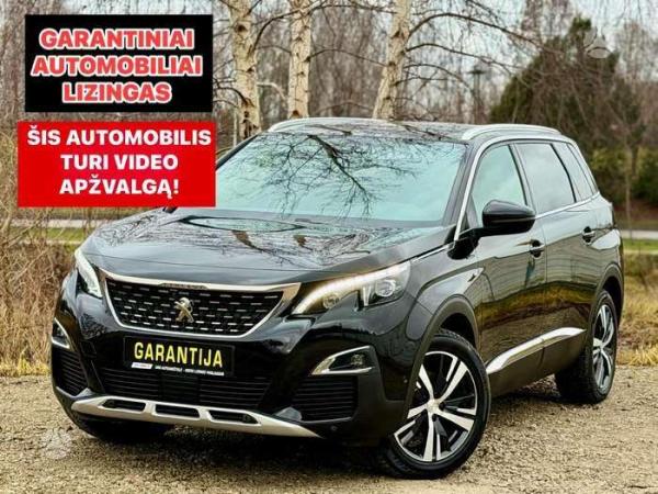 Black Peugeot 5008 2017 in Siauliai, with an engine capacity of 1.20 L and mileage of 153 thousand km for 13750 €, photo 2 on AUTOMOTO.COM.LV