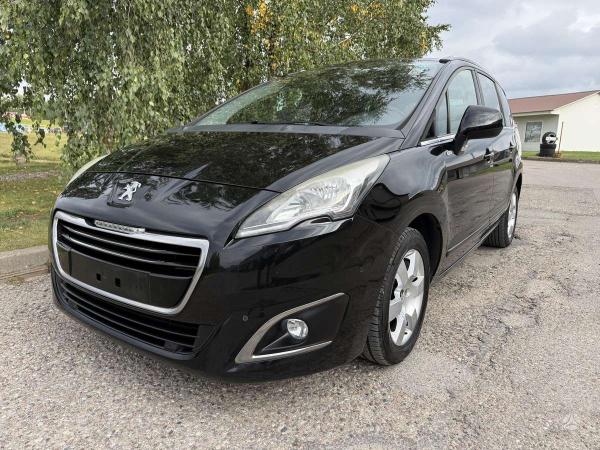 Black Peugeot 5008 2017 in Vilnius, with an engine capacity of 1.56 L and mileage of 270 thousand km for 5900 €, photo 1 on AUTOMOTO.COM.LV