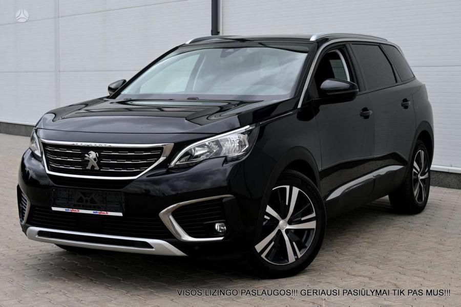 Black Peugeot 5008 2018 in Kretinga, with an engine capacity of 1.20 L and mileage of 217 thousand km for 9999 €, photo 4 on AUTOMOTO.COM.LV