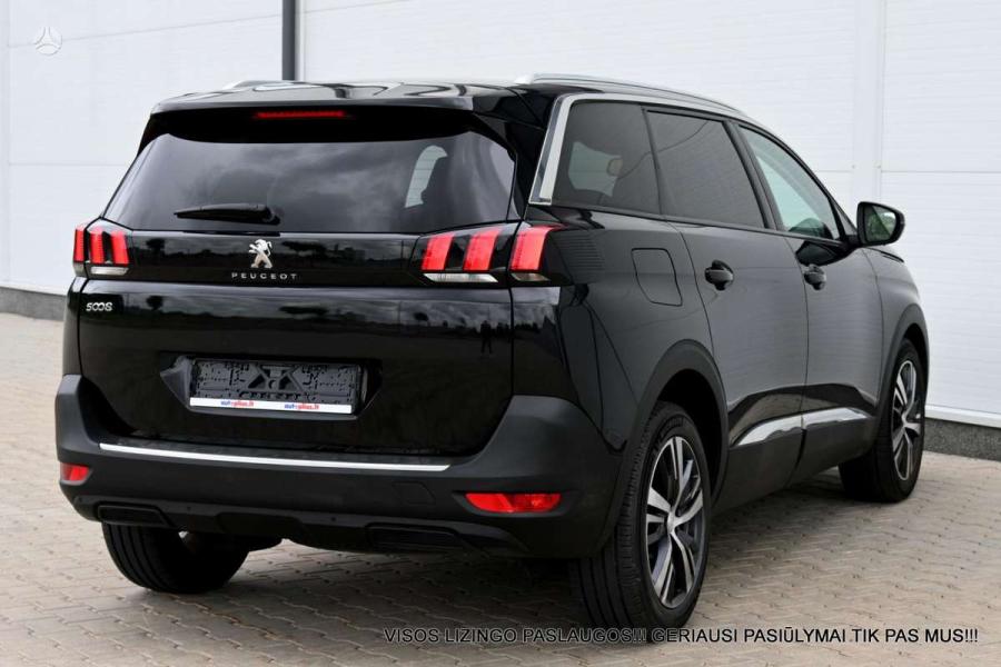 Black Peugeot 5008 2018 in Kretinga, with an engine capacity of 1.20 L and mileage of 217 thousand km for 9999 €, photo 8 on AUTOMOTO.COM.LV