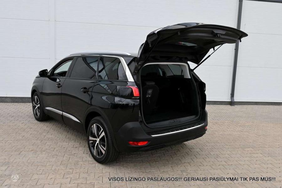 Black Peugeot 5008 2018 in Kretinga, with an engine capacity of 1.20 L and mileage of 217 thousand km for 9999 €, photo 12 on AUTOMOTO.COM.LV