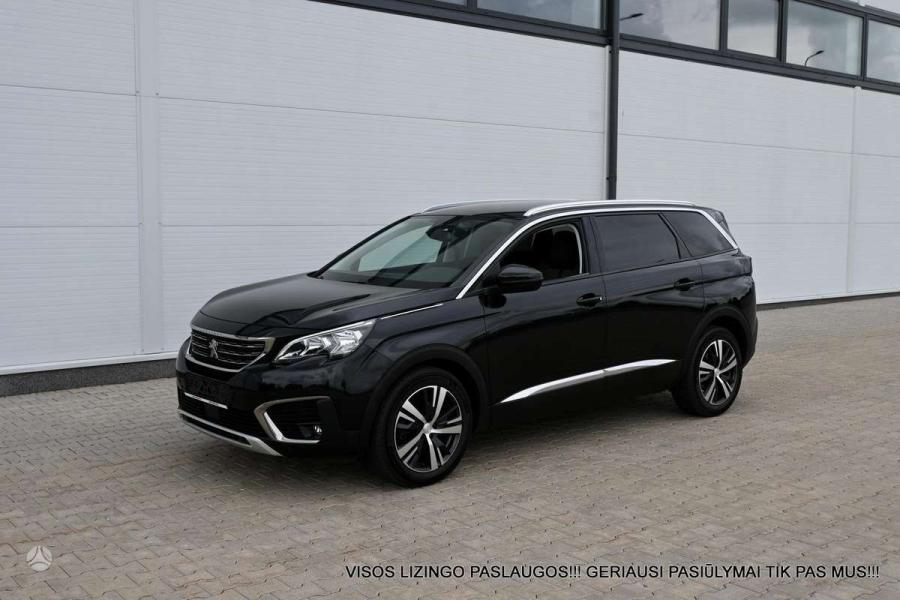 Black Peugeot 5008 2018 in Kretinga, with an engine capacity of 1.20 L and mileage of 217 thousand km for 9999 €, photo 14 on AUTOMOTO.COM.LV