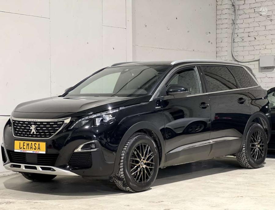 Black Peugeot 5008 2019 in Klaipeda, with an engine capacity of 1.50 L and mileage of 223 thousand km for 13999 €, photo 6 on AUTOMOTO.COM.LV