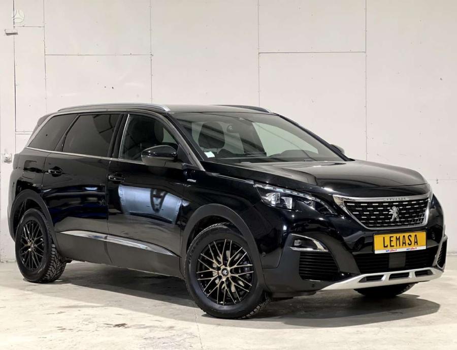 Black Peugeot 5008 2019 in Klaipeda, with an engine capacity of 1.50 L and mileage of 223 thousand km for 13999 €, photo 7 on AUTOMOTO.COM.LV
