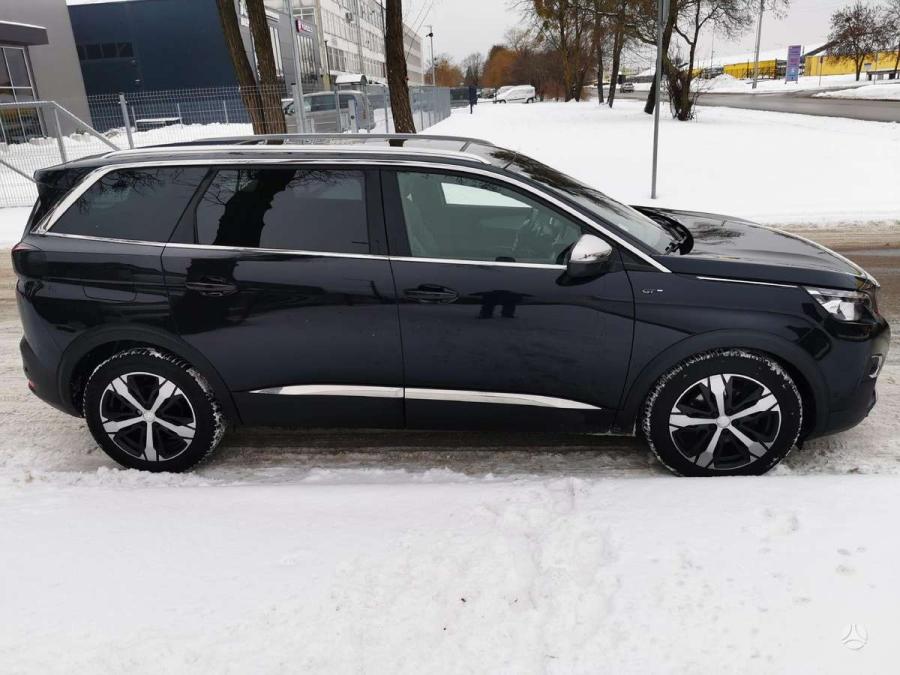 Melns Peugeot 5008 2019 Kauņa, ar dzinēja tilpumu 2.00 L un nobraukumu 220 tūkst. km par 13900 €, foto 5 vietnē AUTOMOTO.COM.LV