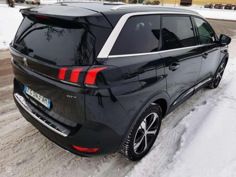 Melns Peugeot 5008 2019 Kauņa, ar dzinēja tilpumu 2.00 L un nobraukumu 220 tūkst. km par 13900 €, foto 6 vietnē AUTOMOTO.COM.LV