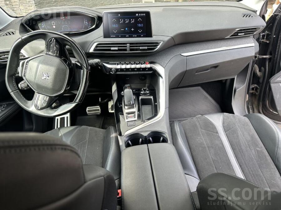 Черный Пежо 5008 2019 в Бауска, объемом двигателя 1.50 л и пробегом 153 тыс. км за 14990 €, фото 8 на AUTOMOTO.COM.LV