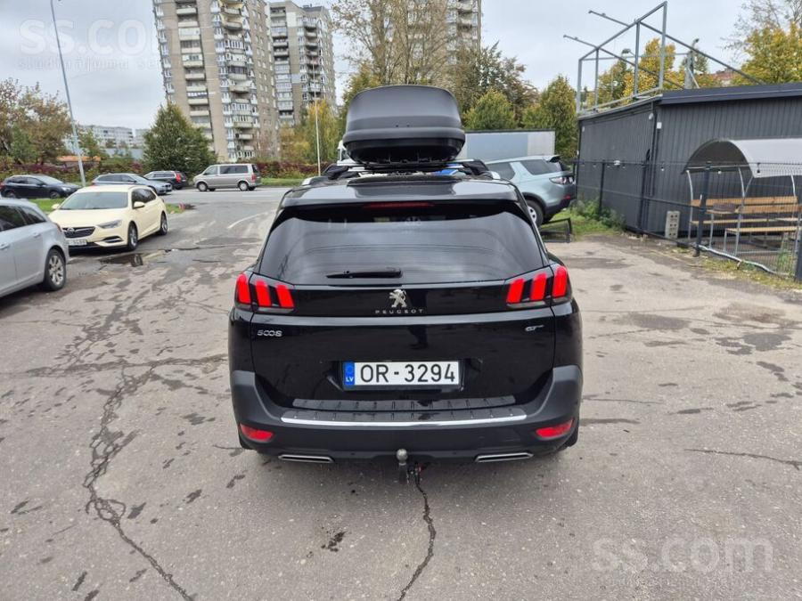 Черный Пежо 5008 2019 в Рига, объемом двигателя 2.00 л и пробегом 240 тыс. км за 18990 €, фото 7 на AUTOMOTO.COM.LV