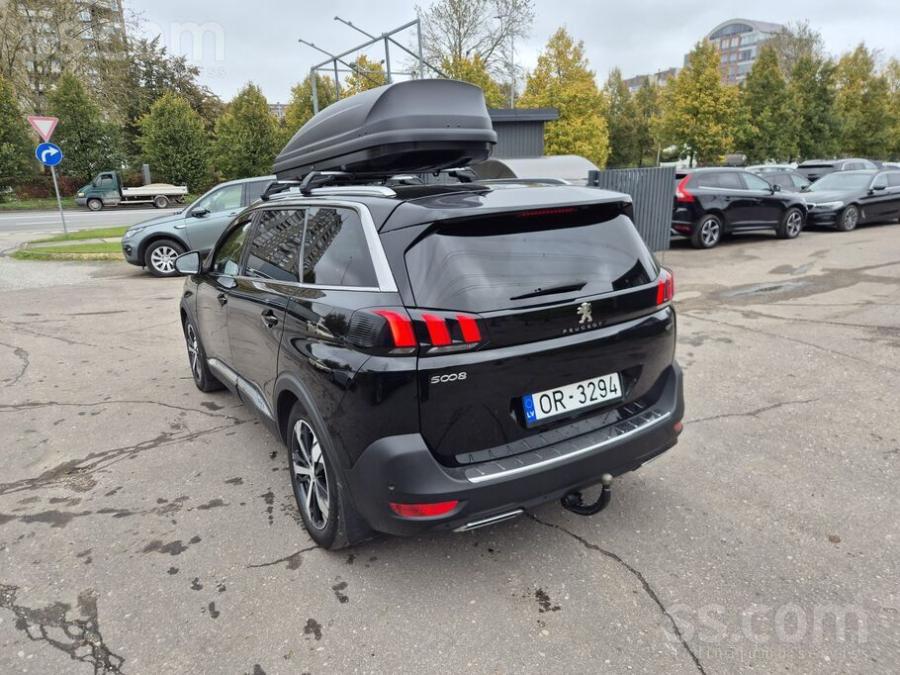 Черный Пежо 5008 2019 в Рига, объемом двигателя 2.00 л и пробегом 240 тыс. км за 18990 €, фото 8 на AUTOMOTO.COM.LV