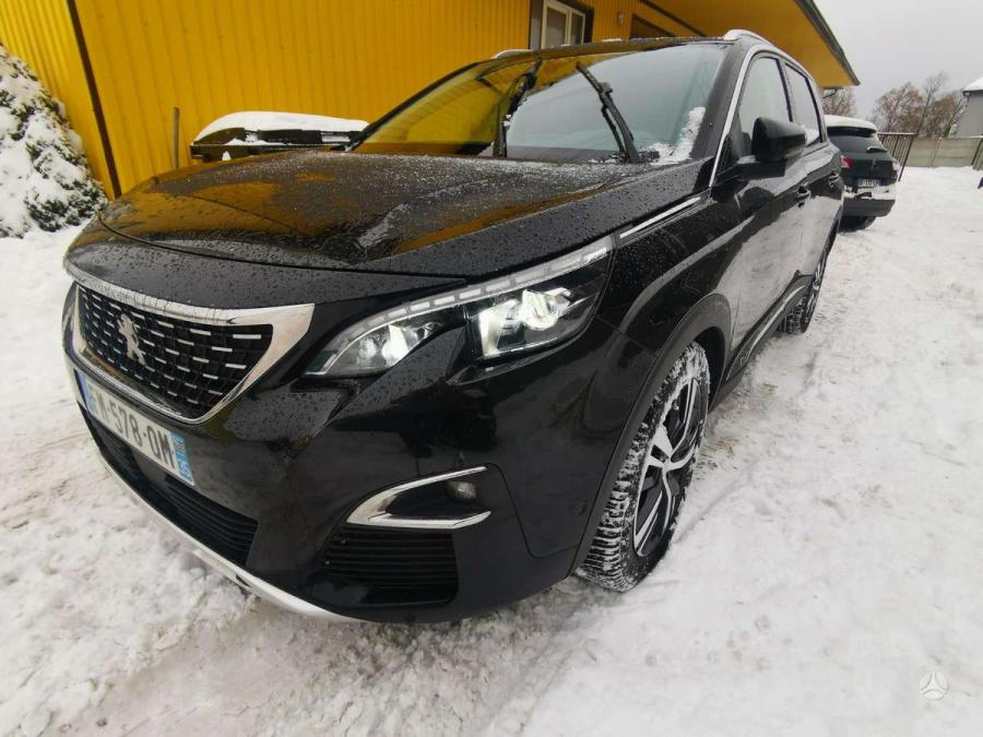 Melns Peugeot 5008 2020 Tauragė, ar dzinēja tilpumu 1.50 L un nobraukumu 200 tūkst. km par 12200 €, foto 1 vietnē AUTOMOTO.COM.LV