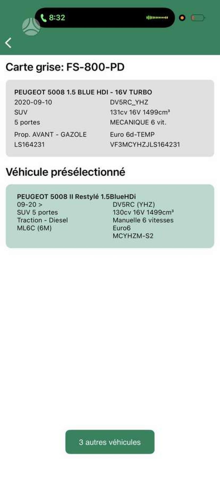 Черный Пежо 5008 2020 в Таураге, объемом двигателя 1.50 л и пробегом 200 тыс. км за 9900 €, фото 14 на AUTOMOTO.COM.LV