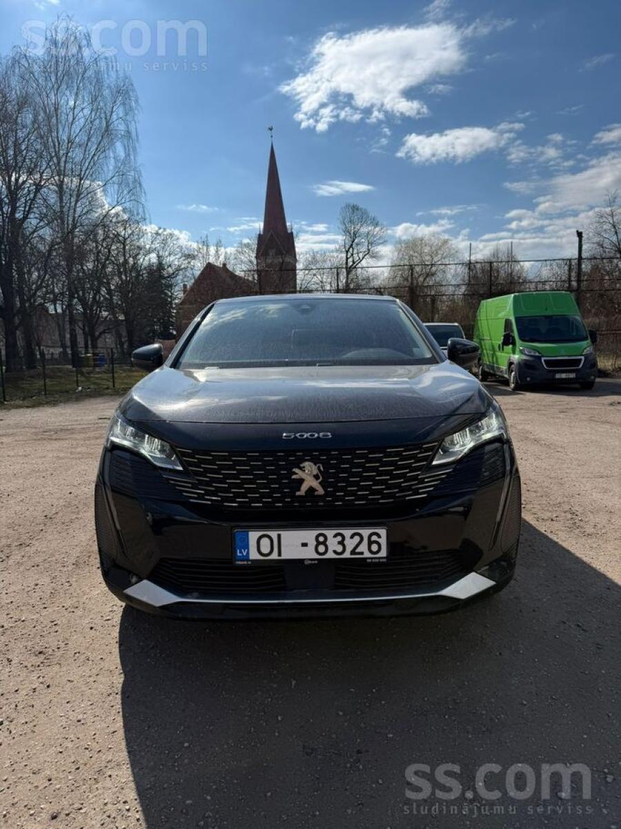 Melns Peugeot 5008 2021 Jelgava, ar dzinēja tilpumu 1.50 L un nobraukumu 0 tūkst. km par 16990 €, foto 1 vietnē AUTOMOTO.COM.LV