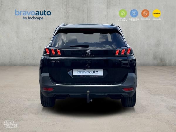 Peugeot 5008 2022 in Kaunas on AUTOMOTO.COM.LV Black Peugeot 5008 2022 in Kaunas, with an engine capacity of 1.50 L and mileage of 96 thousand km for 18999 €, photo 5 on AUTOMOTO.COM.LV