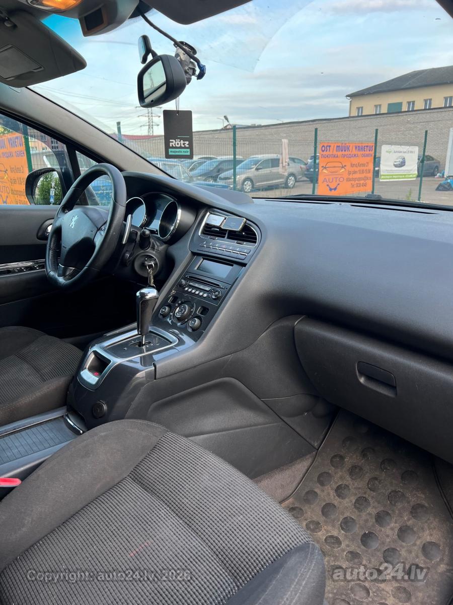 Melns Peugeot 5008 2011 Narva, ar dzinēja tilpumu 1.60 L un nobraukumu 476 tūkst. km par 2499 €, foto 15 vietnē AUTOMOTO.COM.LV