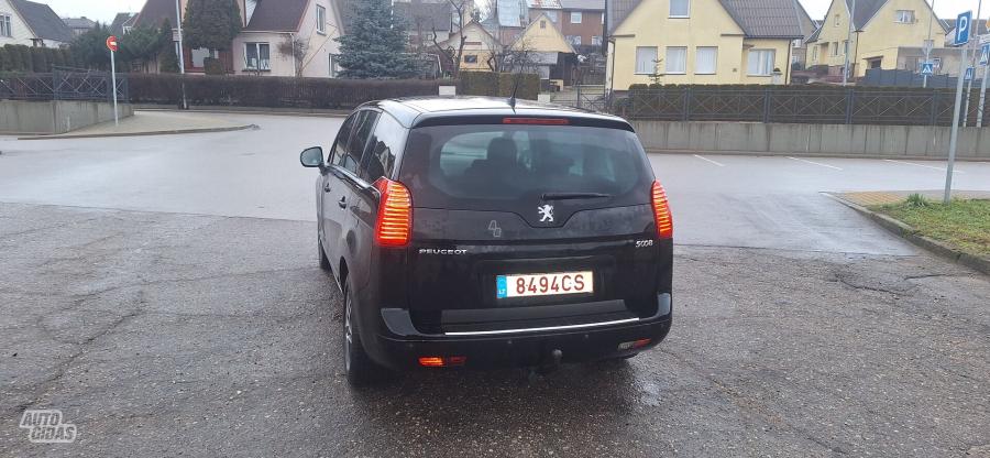 Black Peugeot 5008 2012 in Telschi, with an engine capacity of 2.00 L and mileage of 304 thousand km for 3450 €, photo 6 on AUTOMOTO.COM.LV