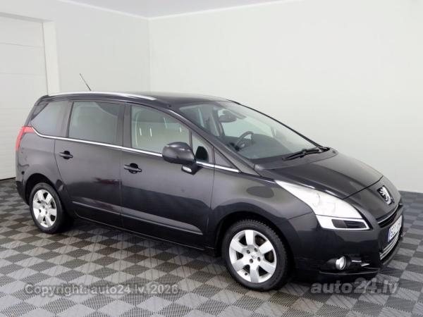 Black Peugeot 5008 2012 in Tallinn, with an engine capacity of 1.60 L and mileage of 277 thousand km for 2499 €, photo 1 on AUTOMOTO.COM.LV