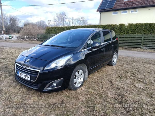 Melns Peugeot 5008 2015 Tallina, ar dzinēja tilpumu 1.60 L un nobraukumu 318 tūkst. km par 4300 €, foto 1 vietnē AUTOMOTO.COM.LV