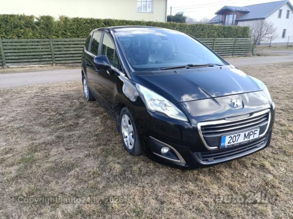 Melns Peugeot 5008 2015 Tallina, ar dzinēja tilpumu 1.60 L un nobraukumu 318 tūkst. km par 4300 €, foto 2 vietnē AUTOMOTO.COM.LV